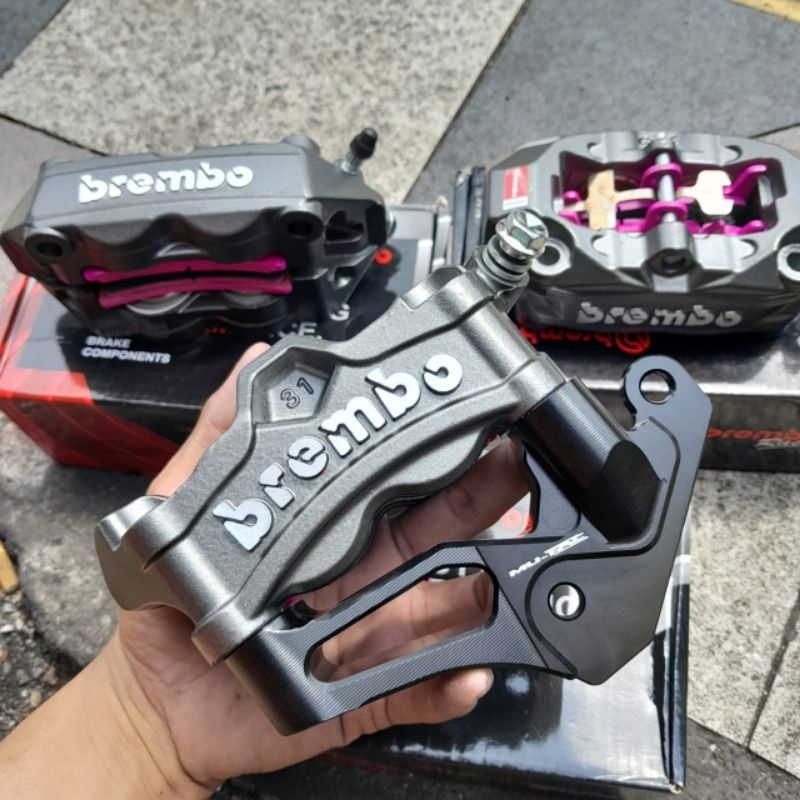 Jual Kaliper Caliper pala babi BREMBO BIG 4PISTON Kanan Kaliper ( M432, M4, M7 Stylema ) Kaliper ...