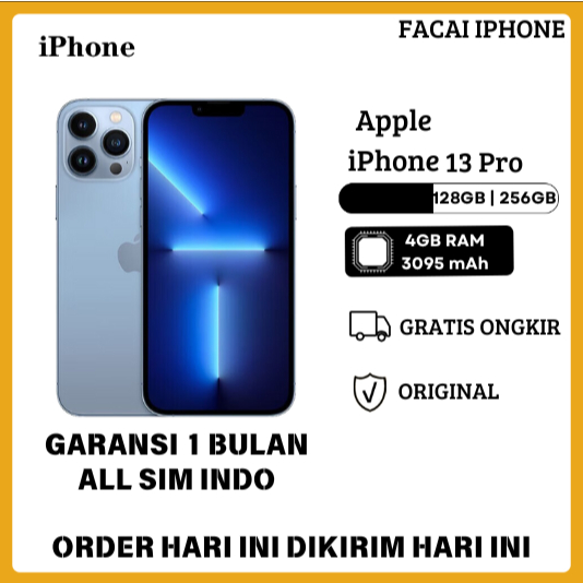 Jual IP 13 PRO Second BEKAS ORIGINAL LIKE NEW BERGARANSI | Shopee Indonesia