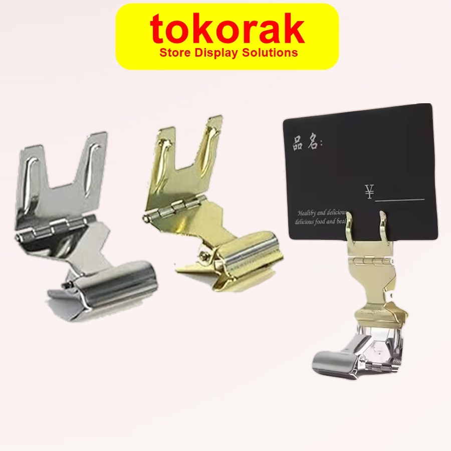 Jual KLIP PRICE TAG STAND CLIP BESI JEPIT HARGA JEPITAN LABEL HARGA ...