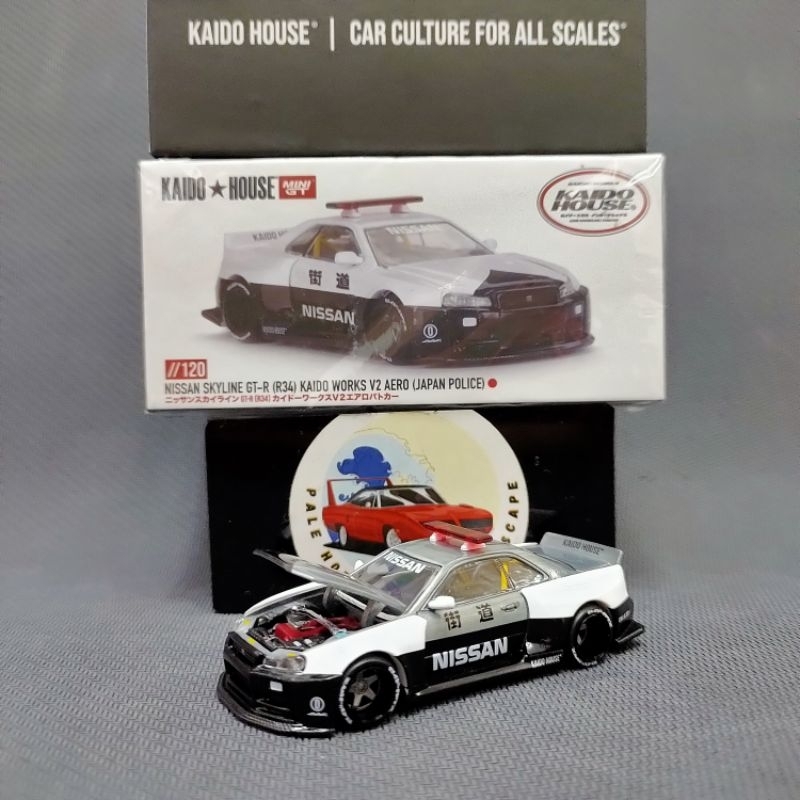 Jual MINI GT KAIDO HOUSE NISSAN SKYLINE GT-R R34 KAIDO WORKS V2 AERO ...