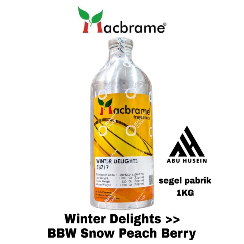 Jual WINTER DELIGHTS // BBC SNOW PEACH BERRY 1KG BY MACBRAME (untuk ...