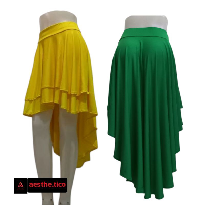 Jual Rok Pinguin Susun 2 Depan Panjang Rok 50cm Bahan Spandek Balon ...