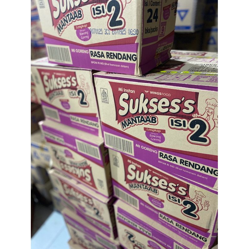 Jual Mi instan rendang sukses isi 2 | Shopee Indonesia