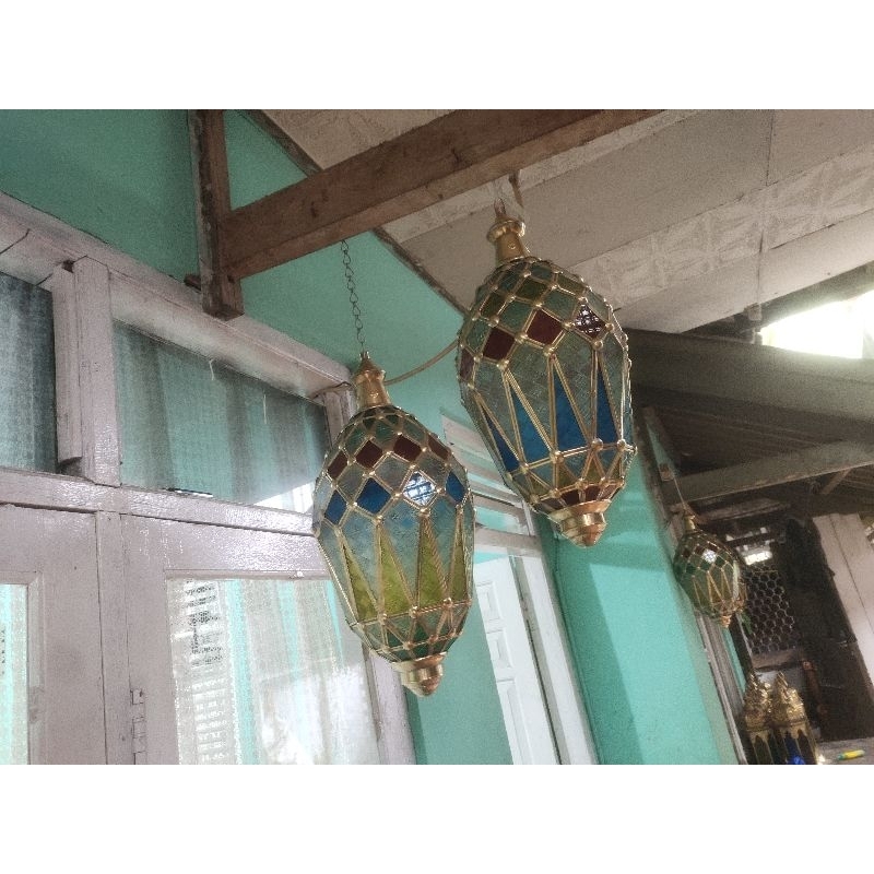 Jual Lampu hias antik / lampu gantung / size 62x35cm | Shopee Indonesia