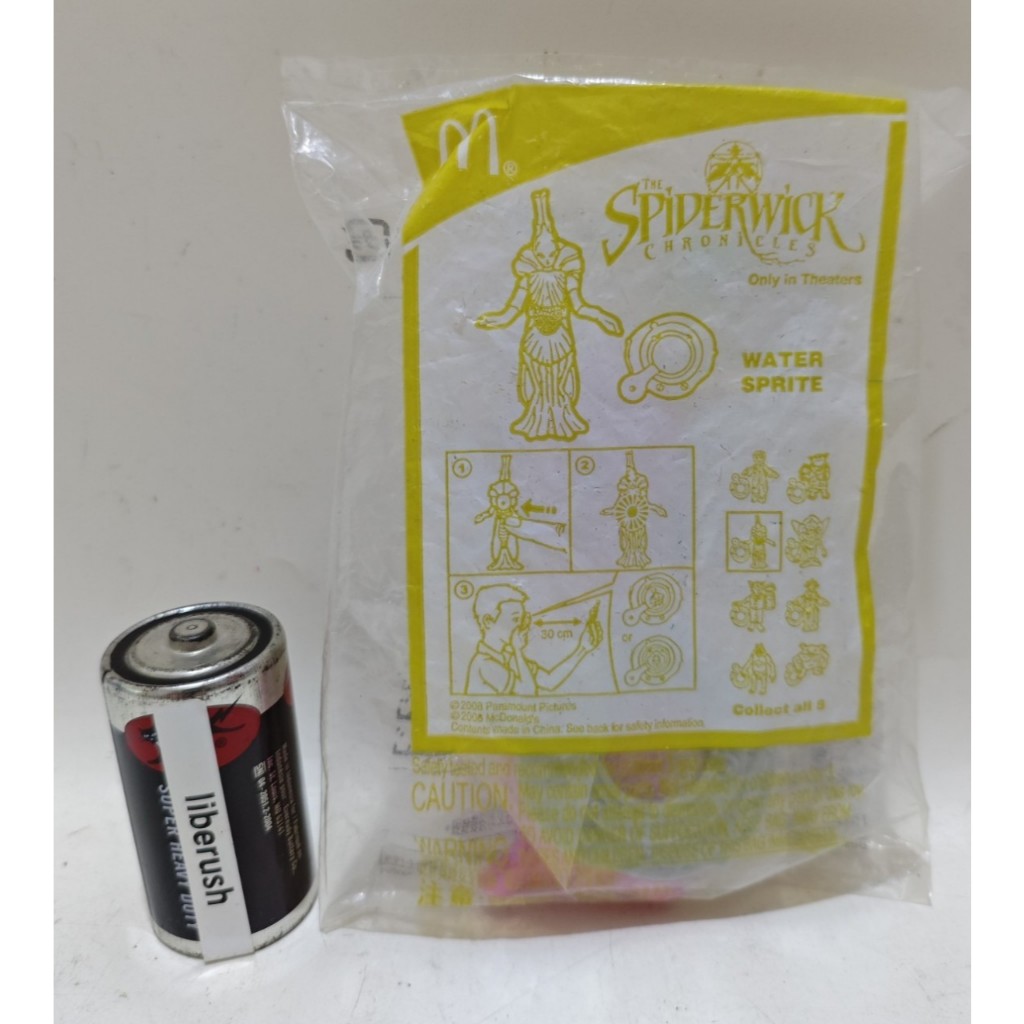 Jual Set happy meals mcd spiderwick chronicles water sprite figure set ...