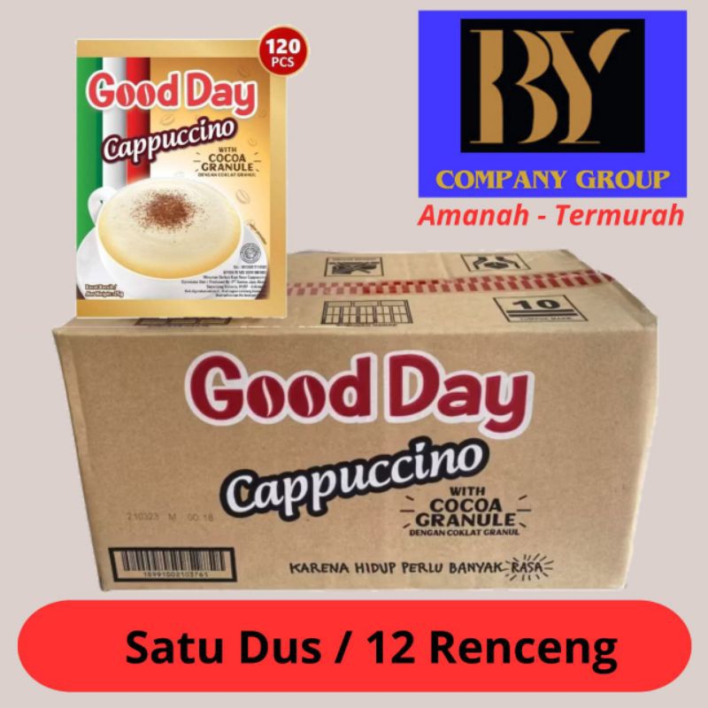Jual Good Day Cappuccino Kopi SATU DUS (12 Renceng x 120 Sachet @25Gr ...
