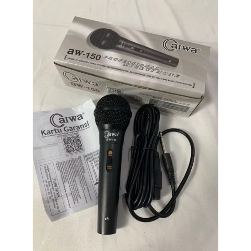 Jual MIC KABEL Caiwa AW-150 Microphone Dynamic Mik Mikrofon Karaoke ...