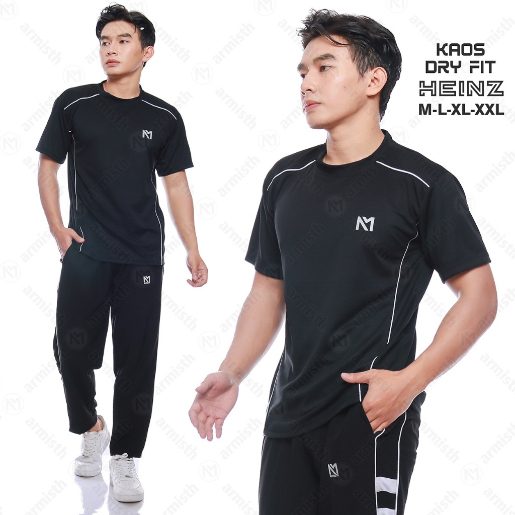 Jual Armisth - Kaos Dry fit Olahraga Pria Heinz Premium Atasan Sport ...