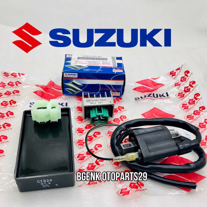 Jual PAKET PENGAPIAN 3 ITEM(CDI+kiprok+koil)SUZUKI SHOGUN 110R NEW ...