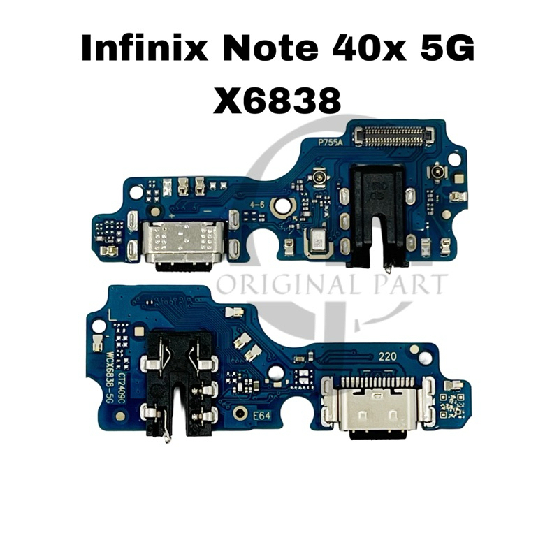 Jual Papan Cas / Pcb Cas / Conector Cas Infinix Note 40x 5G X6838 ...