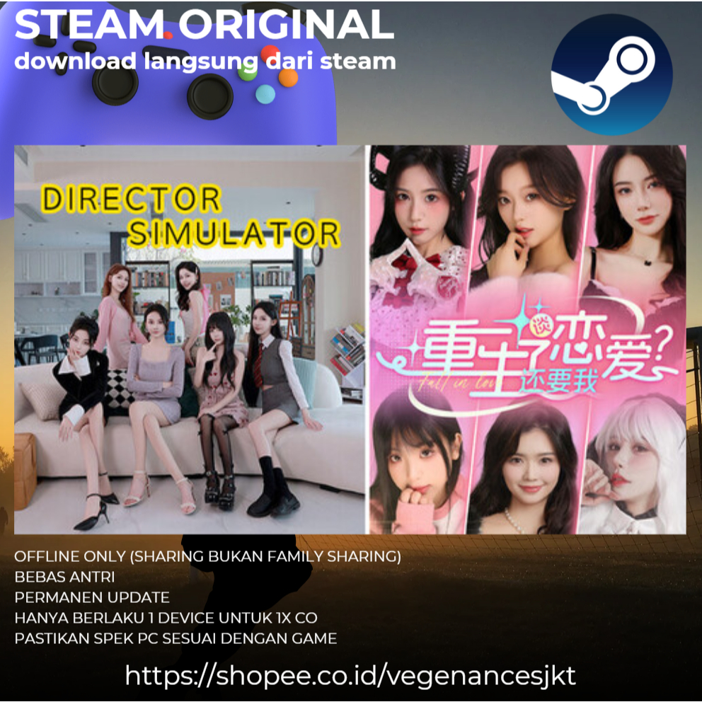 Jual Director Simulator Mac + PC Game Dating Simulator Sharing Original ...