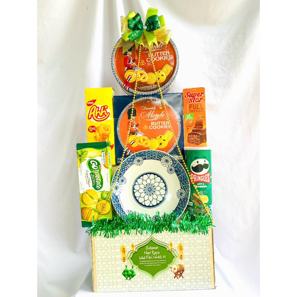 Jual Parcel Hari Raya05/Hampers/Custom Parcel/Snack Parcel/Monde kaleng ...