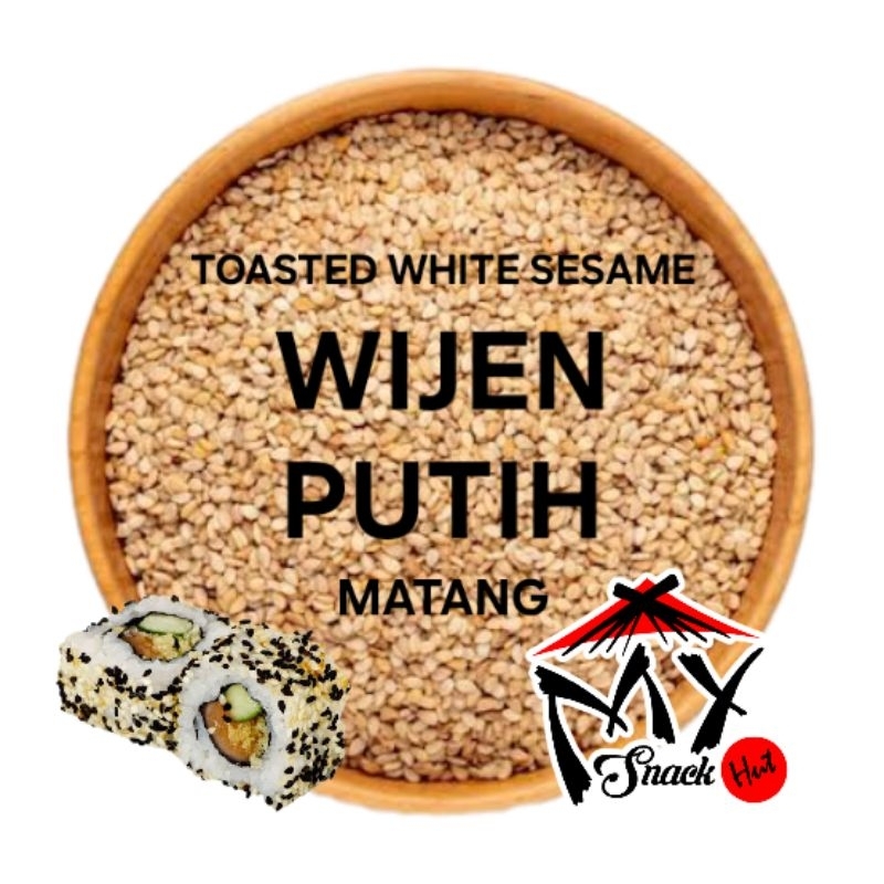 Jual WIJEN PUTIH MATANG 250GR ROASTED SANGRAI BOKKEUN KKAE IRI GOMA ...