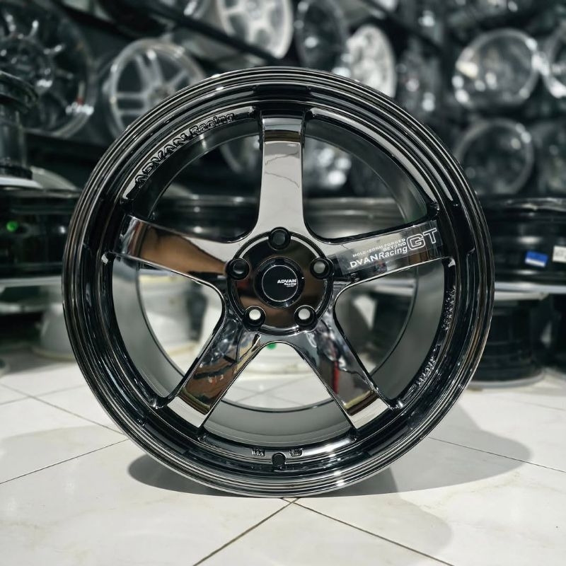 Jual velg mobil racing R18 ADVAN GT LEBAR 9,5 ET 25 velg ring 18 untuk mobil Innova Reborn ...
