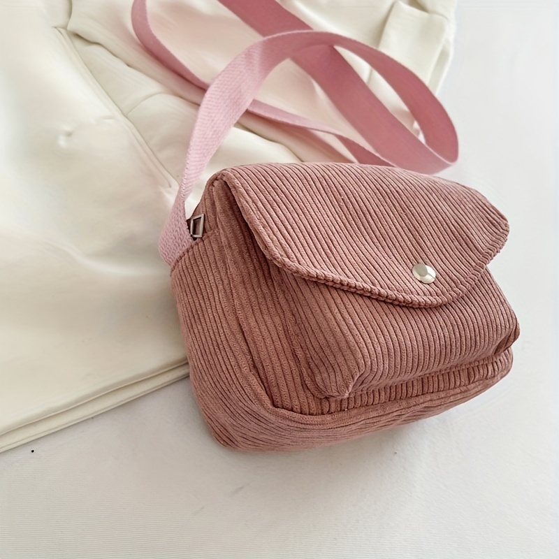 Jual Tas Selempang Bahu Wanita Lucu Tas Mini Muat HP Tas Bahan Corduroy ...