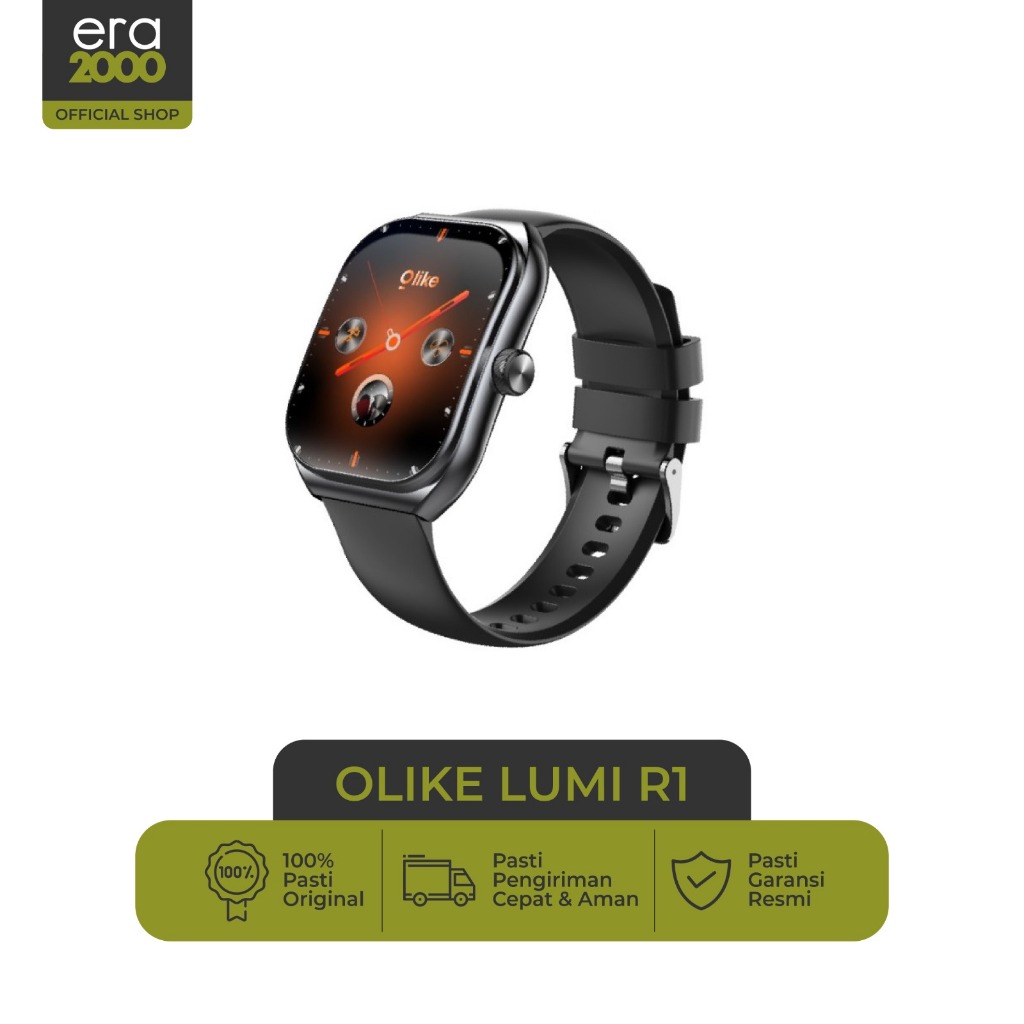 Jual Era 2000 - OLIKE Smartwatch Curve Lumi R1 2.01 Inch Ultra Wide HD ...