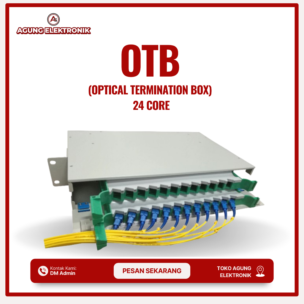 Jual OTB OPTICAL TERMINATION BOX SC 24 CORE | Shopee Indonesia