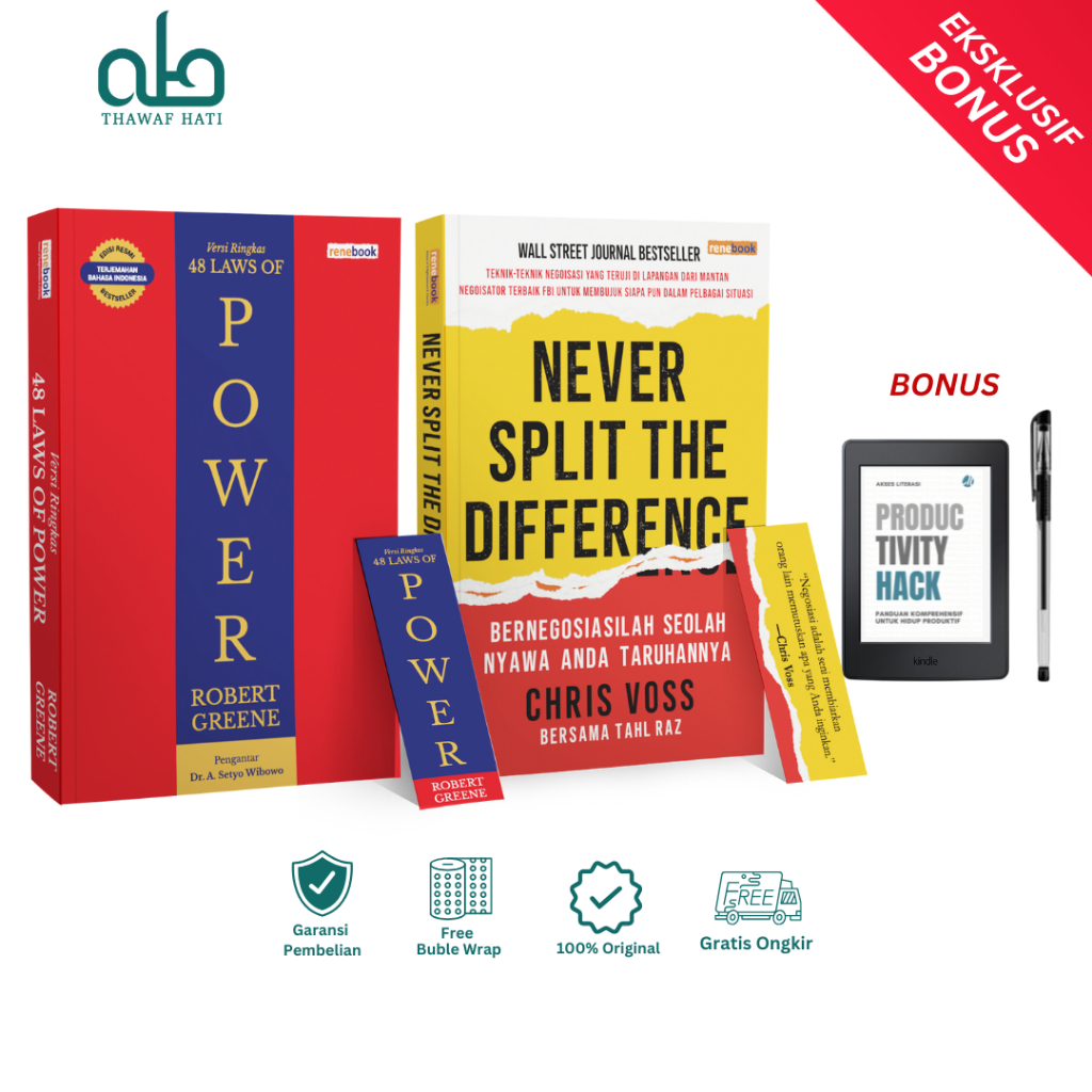 Jual [PAKET HEMAT] Buku Versi Ringkas 48 Laws of Power - Never Split ...