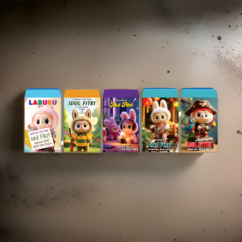 Jual Amplop Lebaran Labubu Ukuran Medium Isi (10 pcs) | Shopee Indonesia