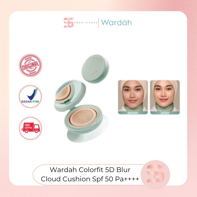 Jual Wardah Colorfit 5D Blur Cloud Cushion Spf 50 Pa++++ | Shopee Indonesia