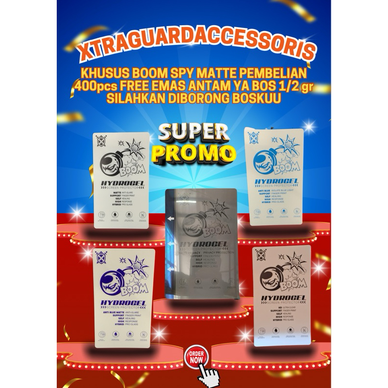 Jual BOOM Bahan Hydrogel Film (Minimal 5 Pcs) | Shopee Indonesia