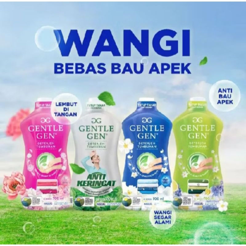 Jual Gentle gen Detergen Cair botol 700ml | Shopee Indonesia