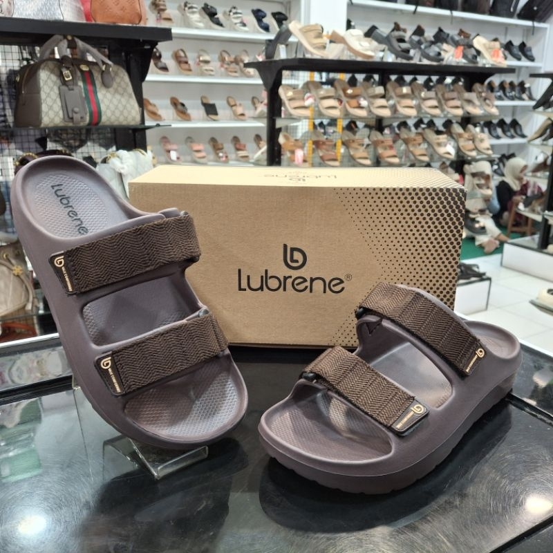 Jual LUBRENE Sandal Santai Phylon | Java 02 MI | Coklat | Shopee Indonesia
