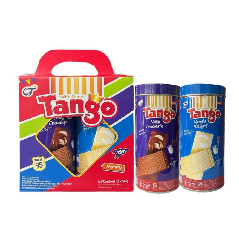 Jual Tango Wafer Renyah Kaleng 1 Dus ( 1 Pack x 12 ) | Shopee Indonesia