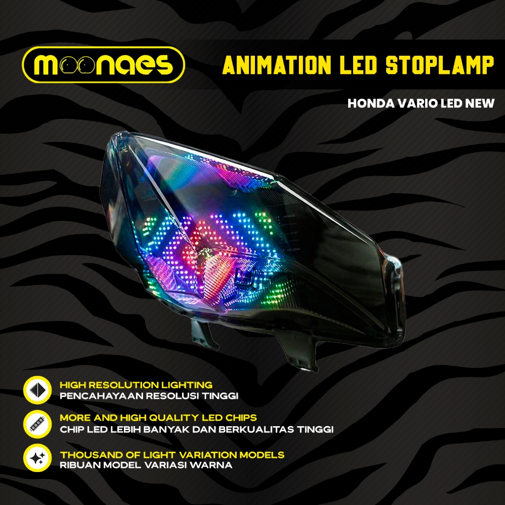 Jual MOONAES ANIMATION LED STOPLAMP HONDA VARIO 125 150 LED NEW ...