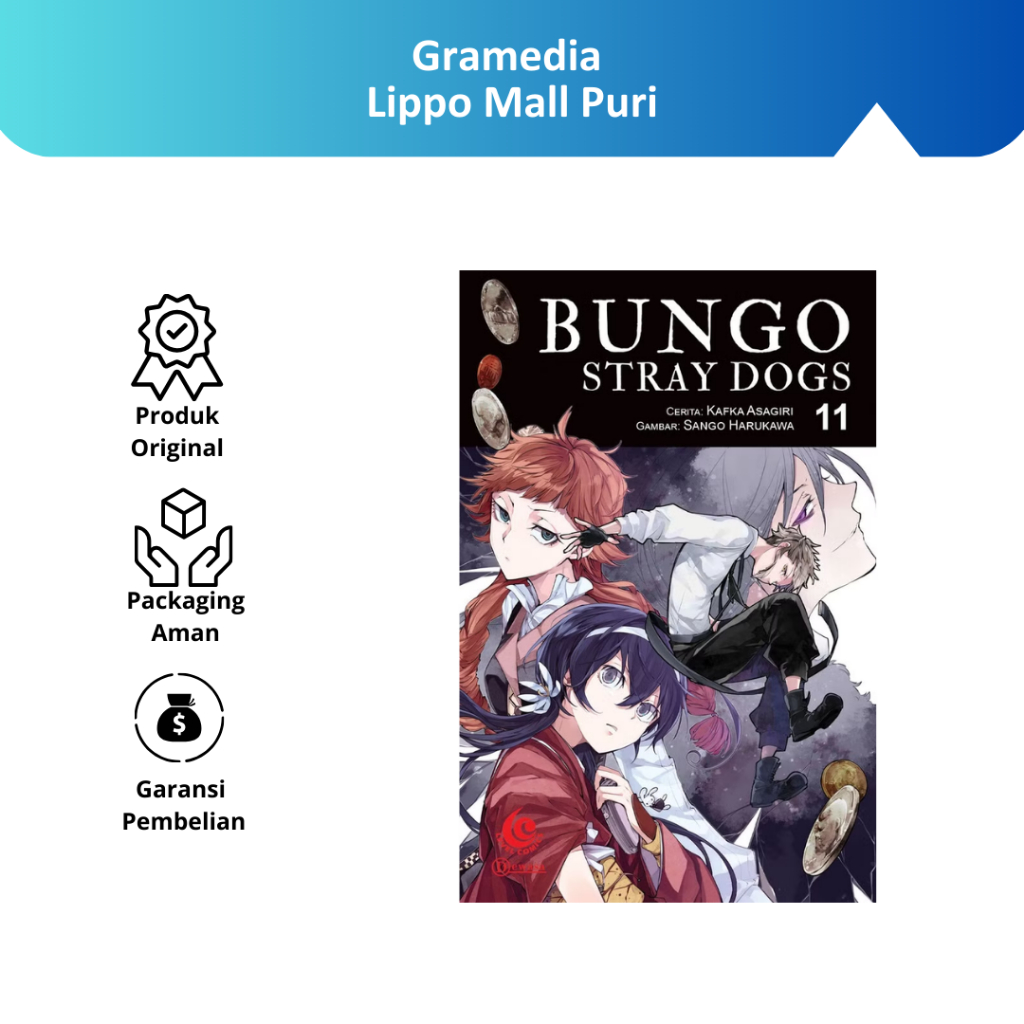 Jual Gramedia Lippo Mall Puri - Level Comic: Bungo Stray Dogs 11 ...