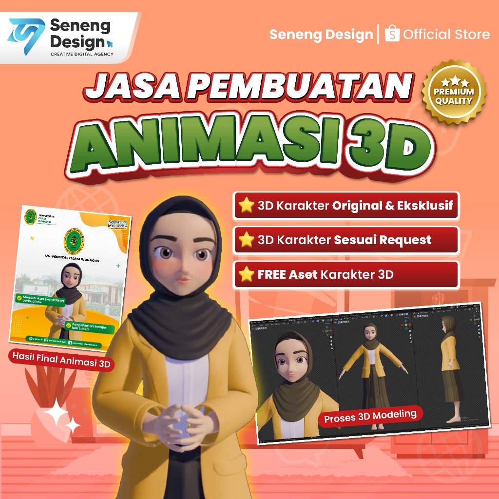 Jual JASA VIDEO ANIMASI 3D PREMIUM QUALITY (INSTANSI, PERUSAHAAN ...
