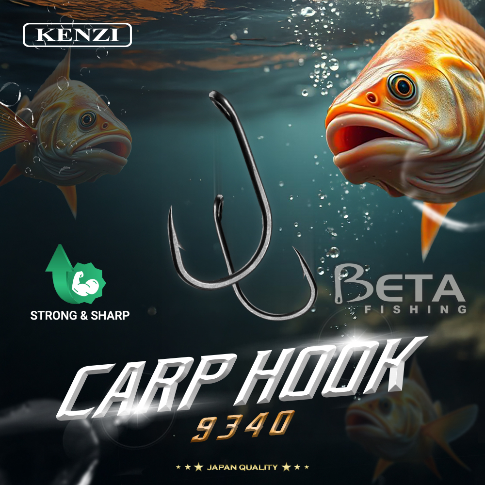 Jual MATA KAIL KENZI CARP HOOK 9340 Teflon Coating - Mata Kail Licin ...