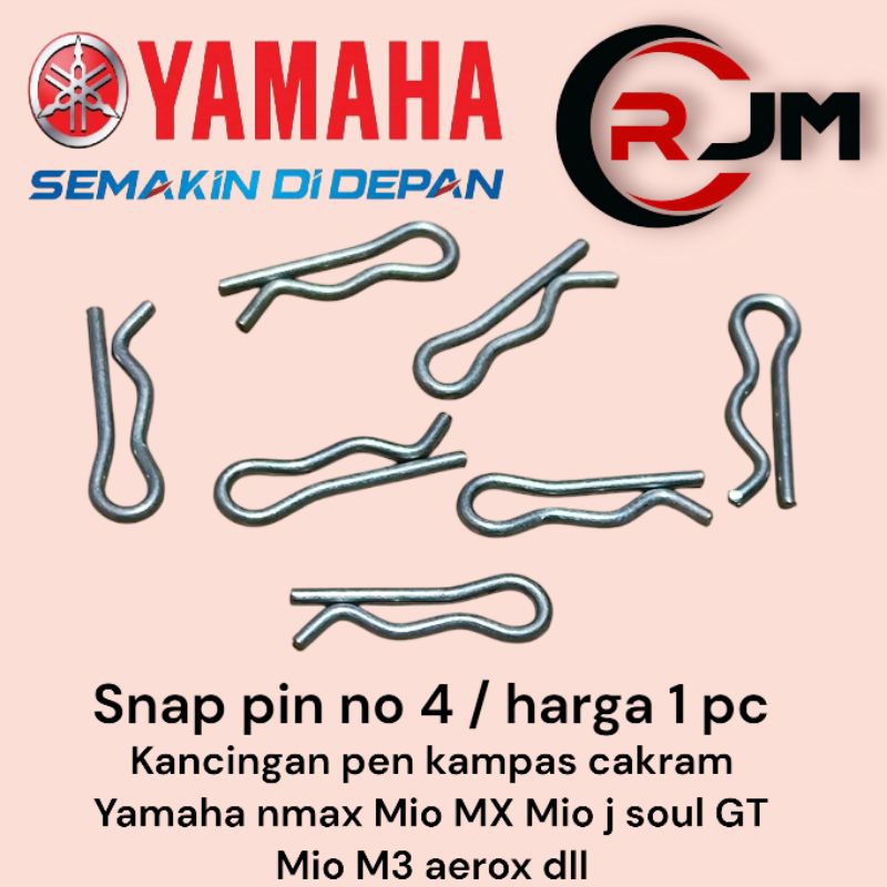 Jual SNAP PIN NO 4 TAHANAN DISPAD YAMAHA SPI R KANCINGAN KAMPAS REM ...