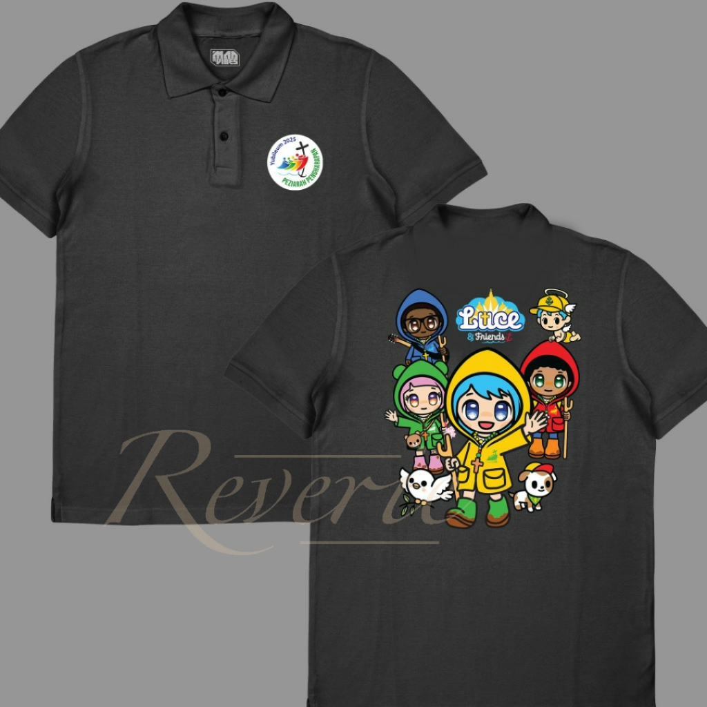 Jual POLOSHIRT MASKOT YUBILEUM LUCE & FRIENDS BAJU KERAH YUBELIUM 2025 ...