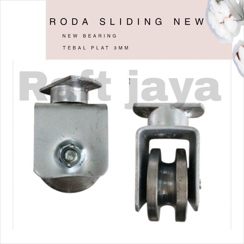 Jual (NEW) Roda Sliding Heavy Duty || Roda pagar tikung anti anjlok ...