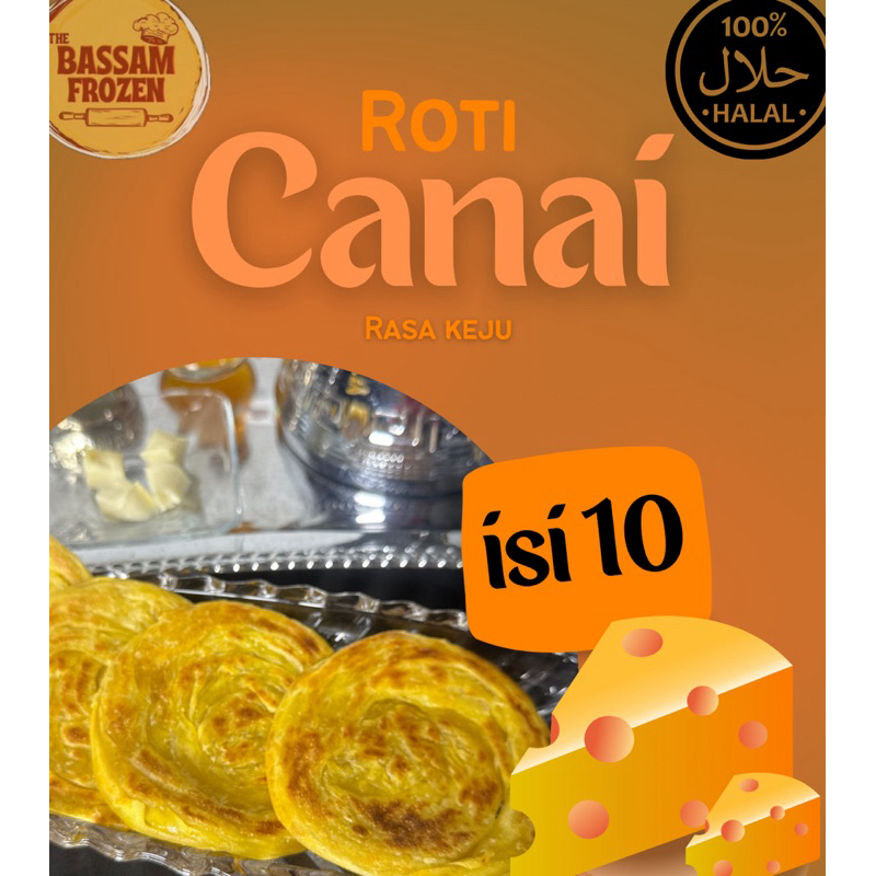 Jual (TOKO BARU) ROTI CANAI KEJU ISI 10pcs / ROTI MARYAM / ROTI KONDE ...