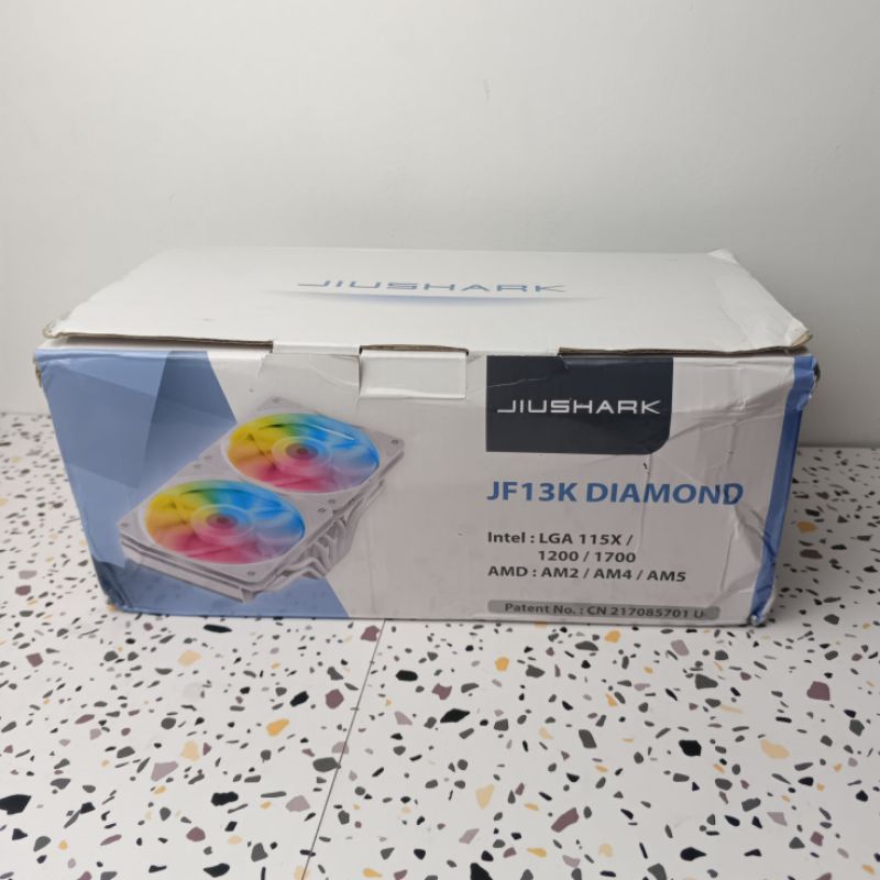 Jual JIUSHARK HSF JF13K Diamond CPU Cooler ARGB Low Profile LGA 1700 / AM5 - White ARGB | Shopee ...