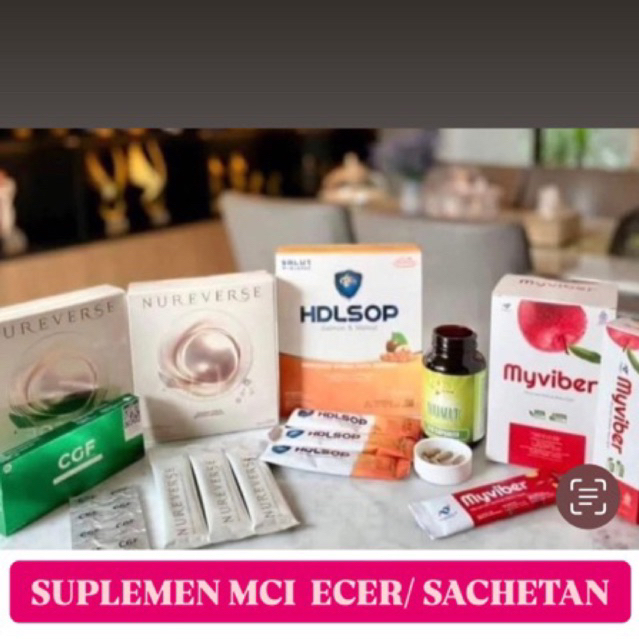 Jual Suplemen MCI Original Ecer/Sachet Glucola, My Viber, Nureverse ...