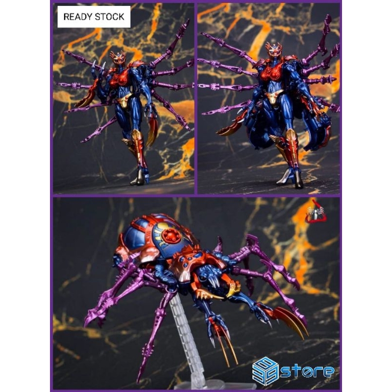 Jual TransArt BWM-08 Transformers Beast Wars Transmetal Blackarachnia ...