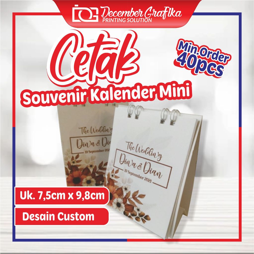 Jual SOUVENIR KALENDER MINI 2025 5 LEMBAR FULL CUSTOM ISTIMEWA | Shopee ...