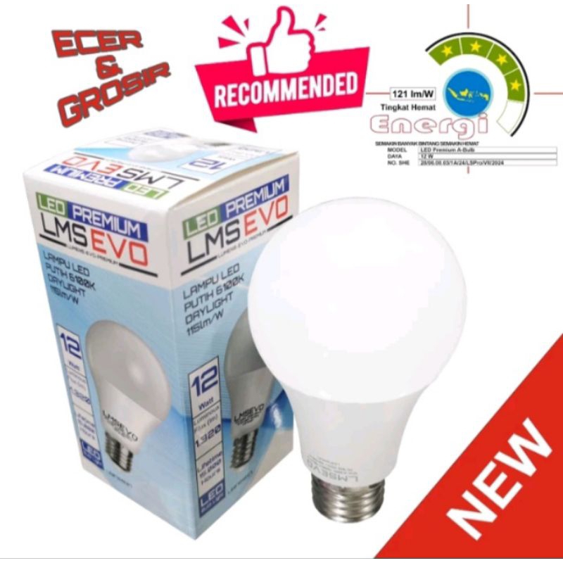 Jual Led Premium A-Bulb | LMS EVO 12 Watt - Lumens Evo | Cahaya Putih ...