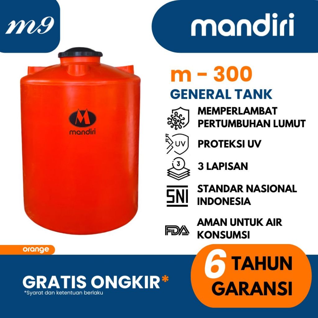Jual Tangki Air Toren Air Tandon Air Mandiri 3000 liter | Shopee Indonesia