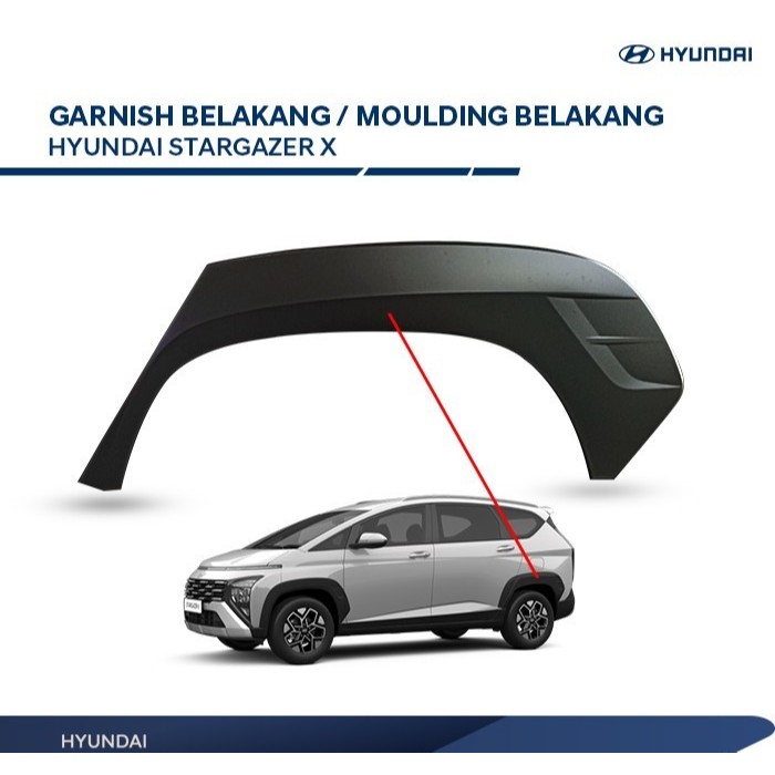 Jual SPOILER QUARTER BELAKANG HYUNDAI STARGAZER X/GARNISH ASSY-QTR ...