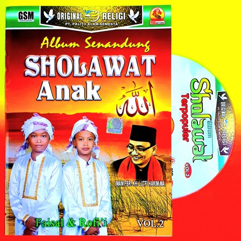 Jual ASLI ORIGINAL PAKAI BOX SEGEL-KASET VCD ORIGINAL LAGU SHOLAWAT ANAK ANAK-KASET DVD SHOLAWAT ...