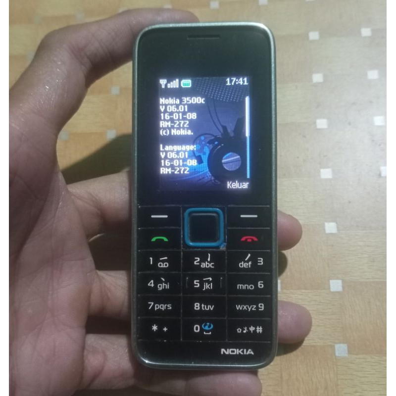 Jual NOKIA 3500c SINGLE SIM ORIGINAL (RM-272) | NORMAL | MINUS RINGAN | Shopee Indonesia