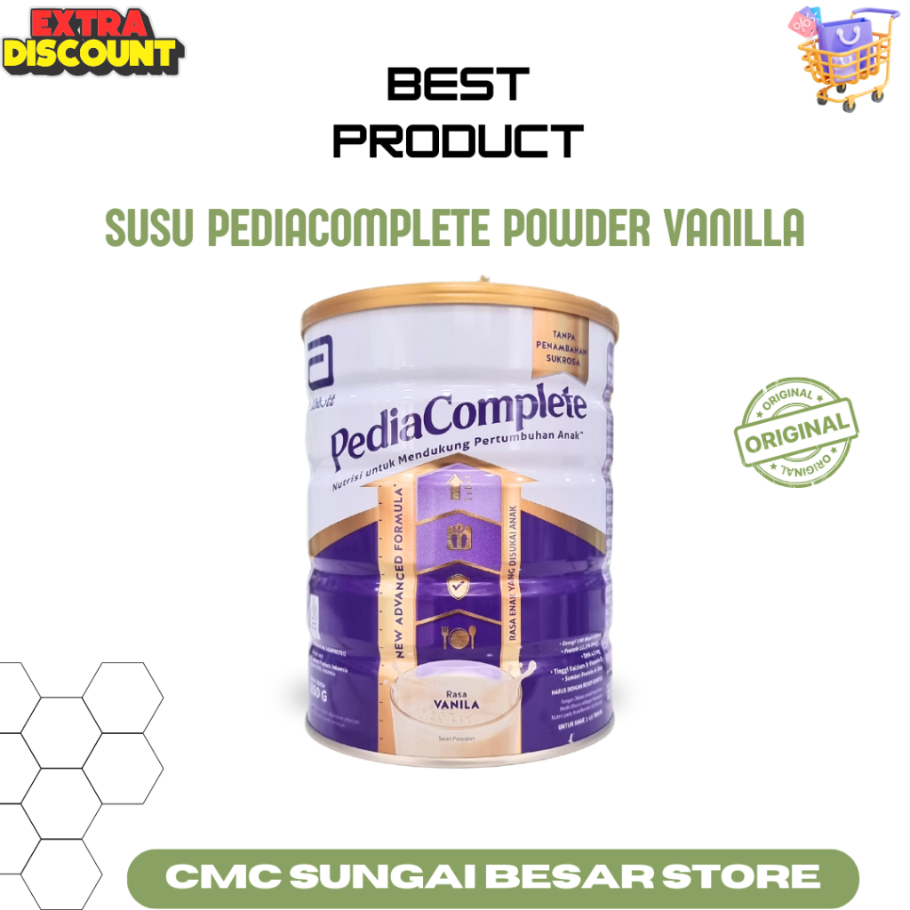 Jual Susu Pediacomplete Powder Vanilla 800 gram | Shopee Indonesia