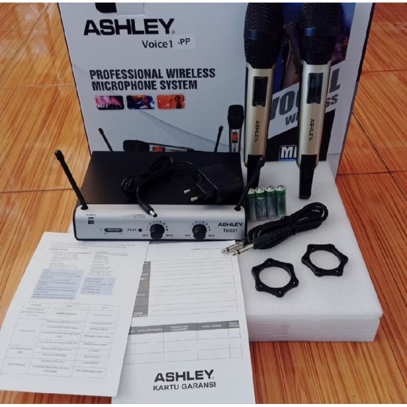 Jual MIC WIRELES ASHLEY VOICE 1 Mic Wirelles | Shopee Indonesia