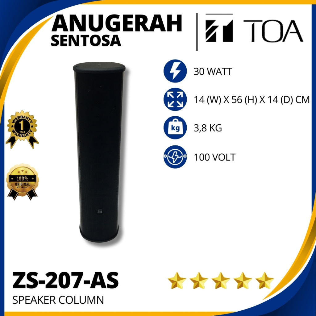 Jual Speaker Column Toa ZS 207 AS Original | Shopee Indonesia