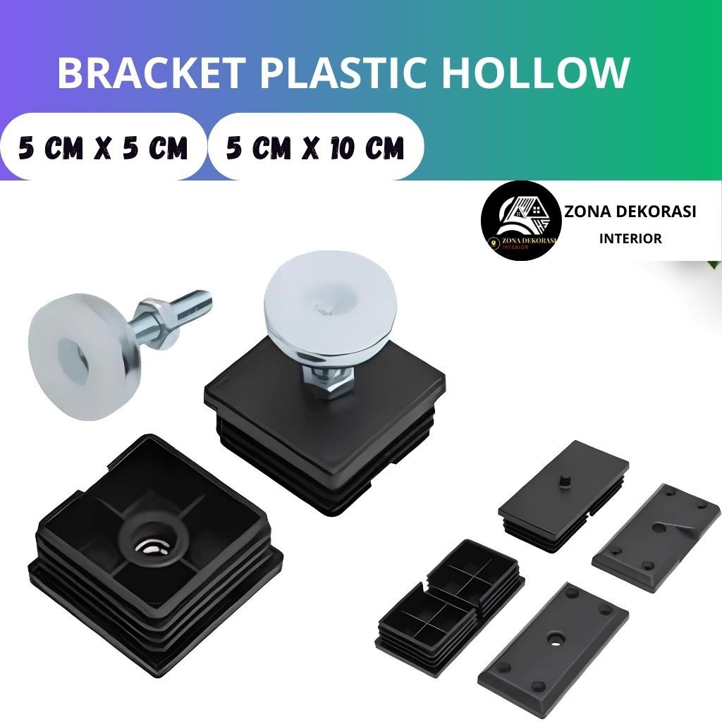 Jual Bracket Instalasi Hollow PVC Indoor Kisi-kisi WPC Adjustable ...