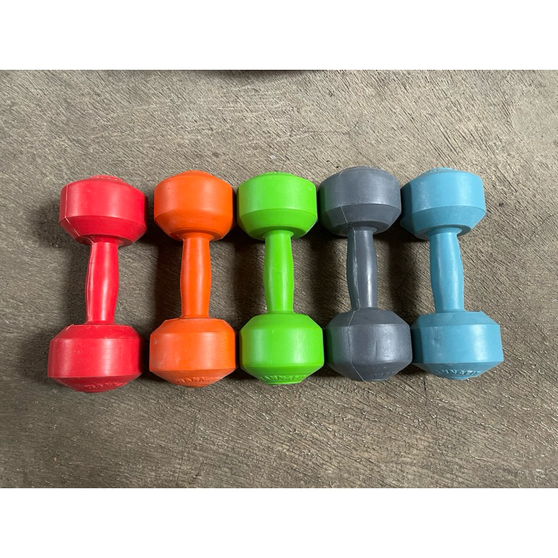 Jual BARBEL PLASTIK 3KG WARNA (SIAP PAKAI) | Shopee Indonesia